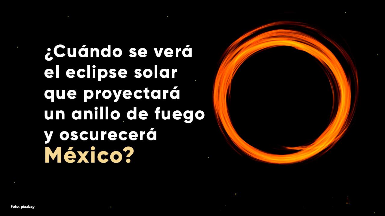 ¿Cuándo y cómo ver el eclipse solar anular que proyectará un anillo de fuego en México? - ViveUSA