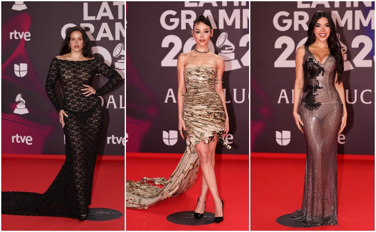 Latin Grammy 2023. Rosalia, Danna Paola y Kenia Os brillan en la ...