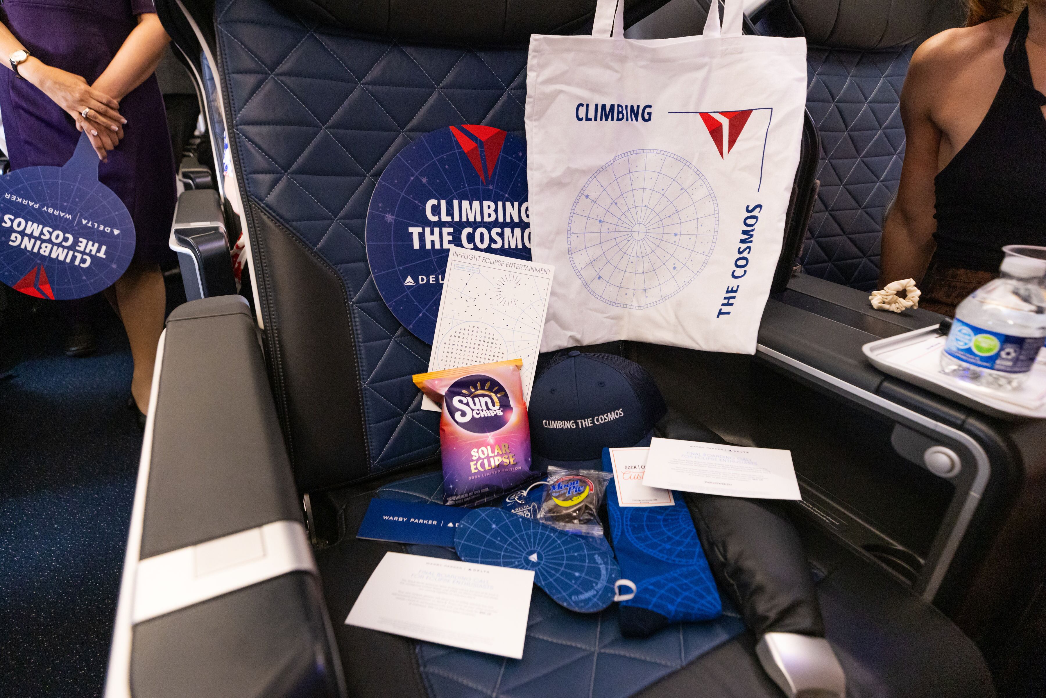 Así se vio el eclipse solar desde el cielo: Delta compartió las ...