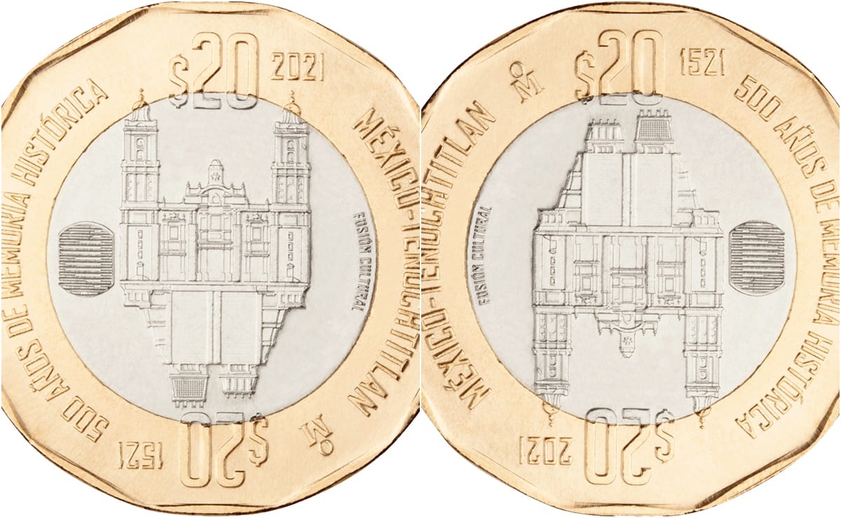 La Moneda Conmemorativa De 20 Pesos De Tenochtitlán Que Vale Hasta 1