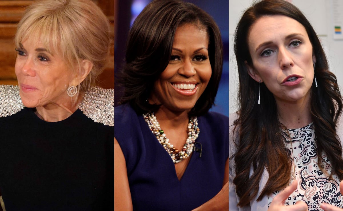 Brigitte Macron, Michelle Obama y Jacinda Ardern; mujeres poderosas ...